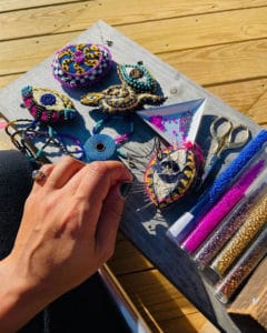 Sunday Visit: Mystical Stitching With Christi Johnson - Botanical Colors