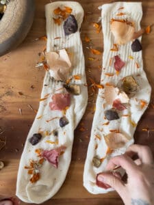 How-To: Bundle Dyeing Harvest & Mill Socks - Botanical Colors