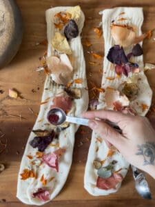 How-To: Bundle Dyeing Harvest & Mill Socks - Botanical Colors